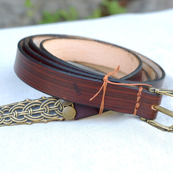 Scandinavian Decorated Buckle & Belt End - Etsy