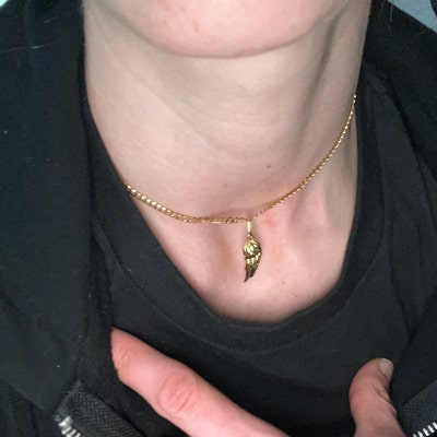 Titanium Steel Square Edges Cross & Stainless Steel Figaro 4mm - Etsy