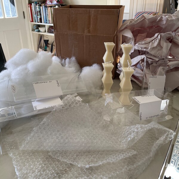 Infinity Shaped Candle, Sculptured Candle, Geometry Candle, Soy ...