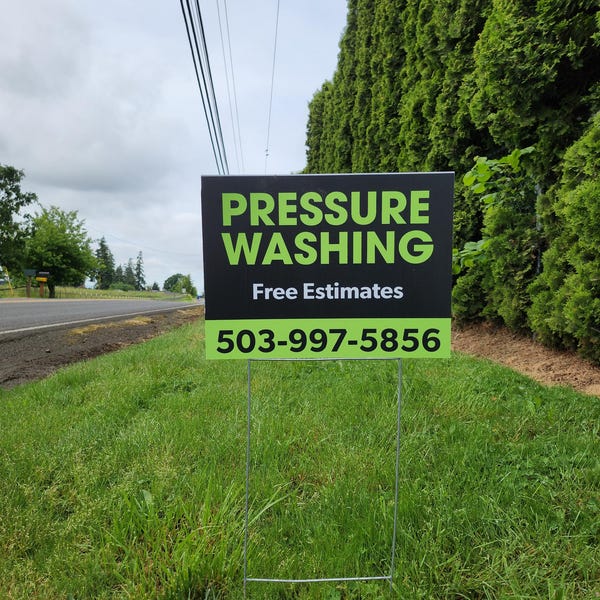 48 Custom Yard Signs - FAST! - Etsy