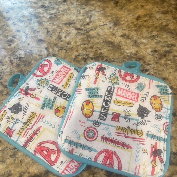 Disney-inspired Pot Holders - Marvel Avengers | Marvel Kitchen | Iron ...
