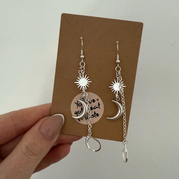 Rose Gold Crescent Moon Loop Earplug Necklace - Ear Plug Holder Chain ...