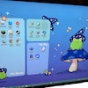 Wizard Frog Computer Desktop Theme Background Wallpaper Organizer Set ...