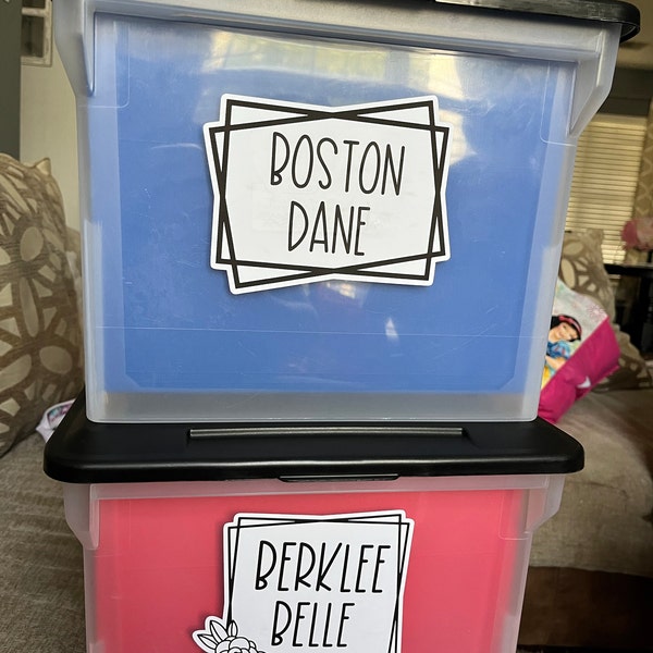 Milestone Sticker Tote Labels DIY Kids File Box Baby Memory Box - Etsy