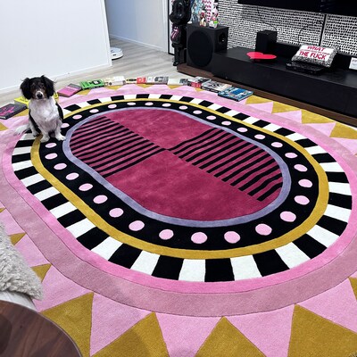 Modern Handmade 12x18 Fine Ivory Curve Embossed Cut Tufted Area Rug for ...