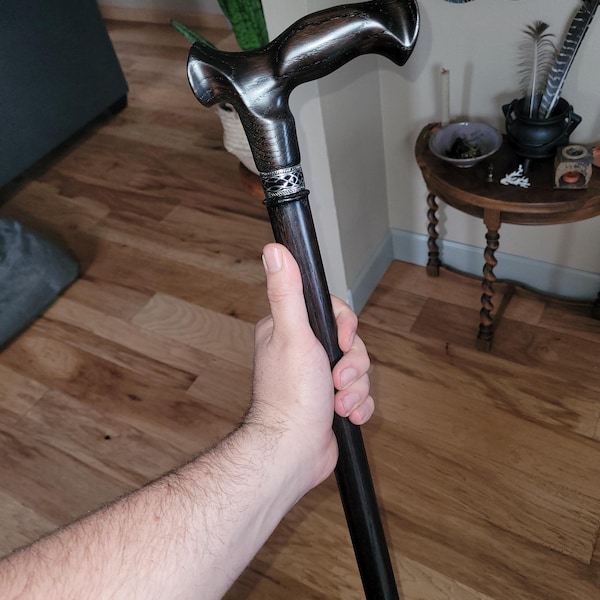 Custom Walking Cane - Wooden Walking Stick for Men - Handcrafted ...