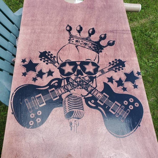 Rock N Roll Vinyl Wall Decal Music Musical Rock Star Musician Stickers ...