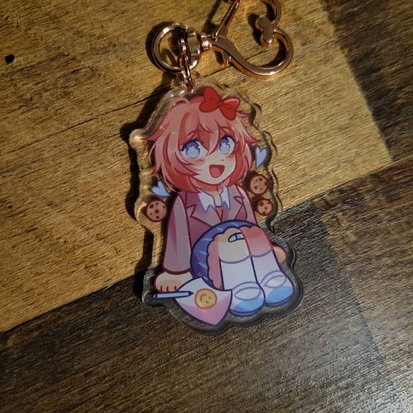 DDLC Doki Doki Literature Club Keychains | Sayori | Natsuki | Yuri ...