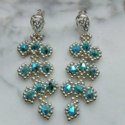 Byzantine Crystal Cross Pendant Tutorial: PDF - Etsy