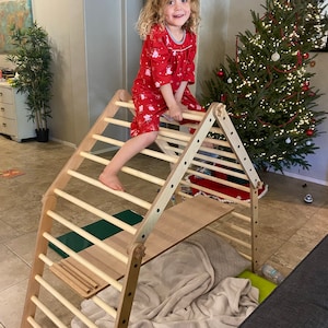 Pastel Rainbow Transformable Climbing Triangle Sliding Ramp - Etsy