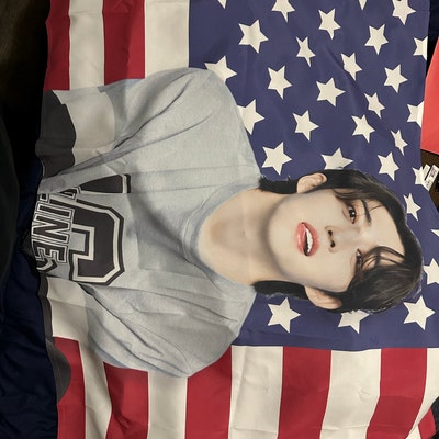 SVT Jun Flag Banner, Seventeen Jun Kpop American Flag Tapestry, Svt Jun ...