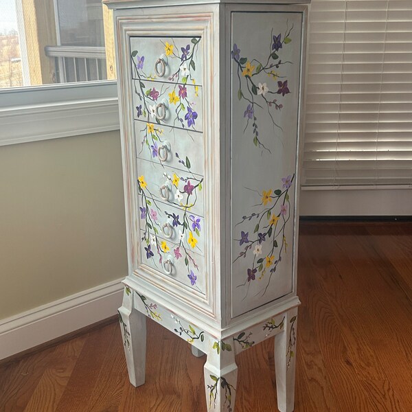 NOT 4 SALE! Antique Night Stand, Beach Lovers Furniture, Blue Green End ...