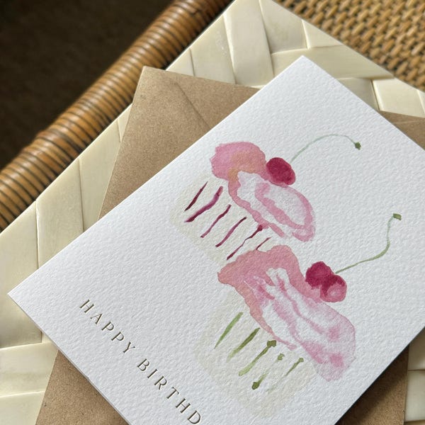 THE BIRTHDAY BUNDLE | Watercolour Greeting Cards | Happy Birthday Cards ...