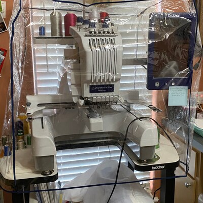 Dust Cover for Brother 6 Needle Embroidery Machine Wxdxh 26 X 24 X 31 ...