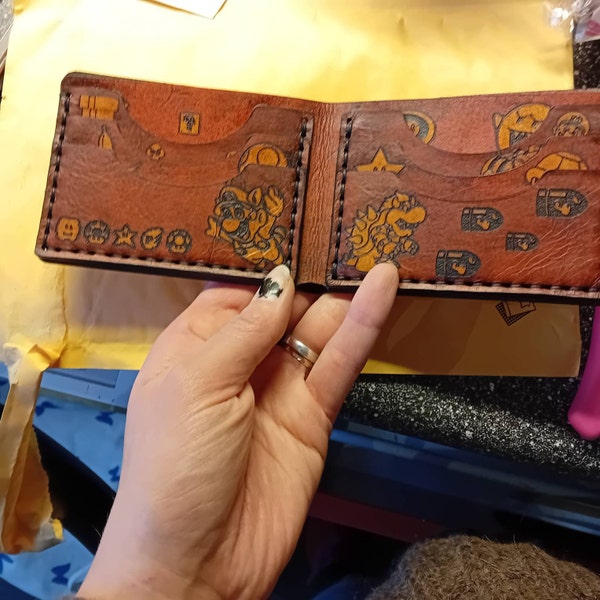 Leather Lord of the Rings Wallet White Tree of Gondor - Etsy