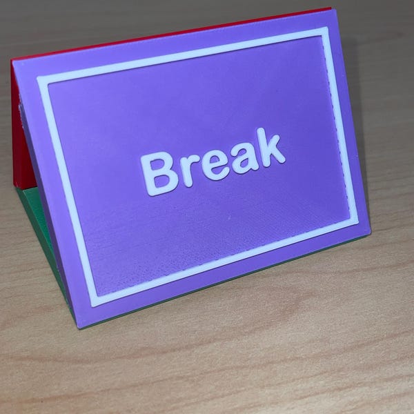 Ultimate Focusmaster Desk Sign: the Traffic Light for Your Productivity ...