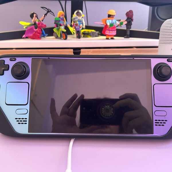 Winter Vibes Steam Deck Skin, Cute Light Blue Color Tones, New Steam ...