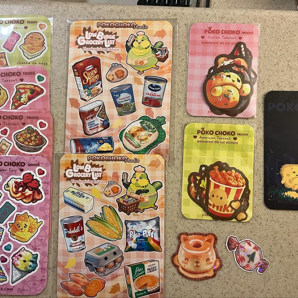 Cute Tumbler Decal, Stickers for Tumbler, Cute Tumbler Food Decal, Food ...