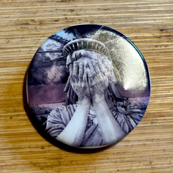 Crying Disappointed Statue of Liberty - Etsy