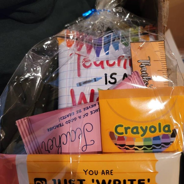 BULK ORDER **ONLY** Teacher Appreciation Goodie Bag | Treat Bag for ...