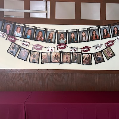 8x10 Graduation Photo Banner, K-12 Photo Banner - Etsy