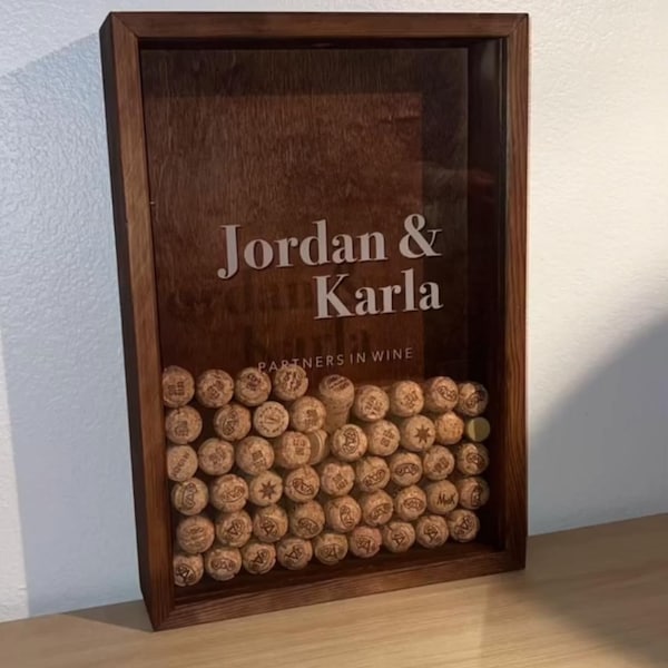 Wine Cork Collector, Collect Moments Not Things, Wood Memories Box ...