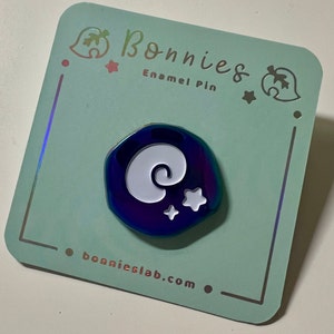 Rainbow Plated Fossil Enamel Pin - Etsy