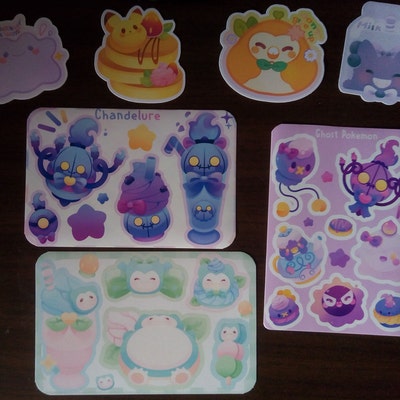 Kuro Stickers Cute Stickers Vinyl Sticker Sheet Japanese - Etsy