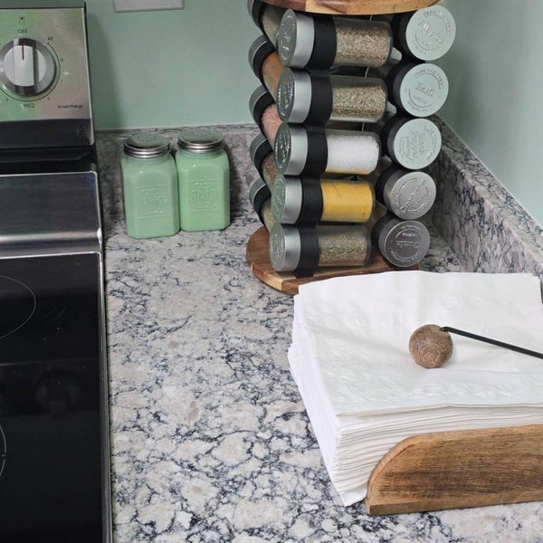 Jadeite Green Glass Salt & Pepper Shaker Set, LRG - Depression Style ...