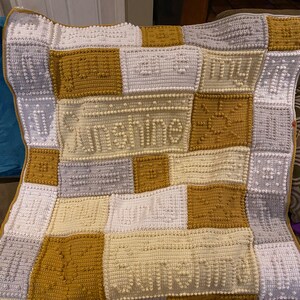 FOREVER Pattern for Crocheted Blanket. - Etsy