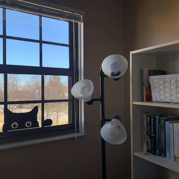 Peeping Cat - Window Sticker - Animals - Pets - Sticker Art - Window ...