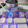 Holographic Star Glitter Keycaps OEM R1 Cherry MX Switches Mechanical ...