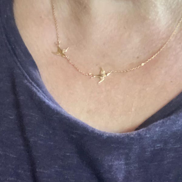 Gold Necklace, Solid Gold Chain, Tiny Gold Chain, Dainty Gold Chain ...