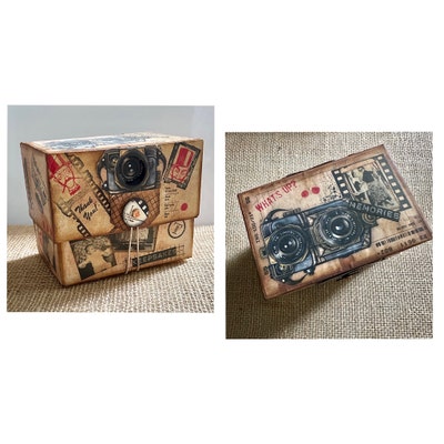 Vintage Photo Box, Journal Box, Printable Storage Box - Etsy