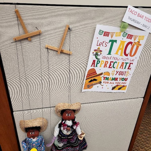 Taco Appreciation Sign, Taco About Teacher Staff Employee Appreciation ...