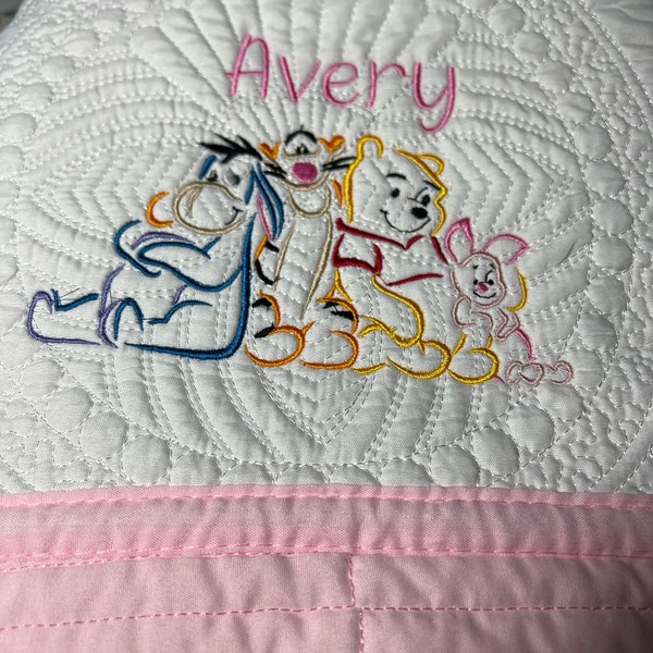 Winnie the Pooh Friends Embroidery Design: Eeyore, Tigger, Piglet (PES ...