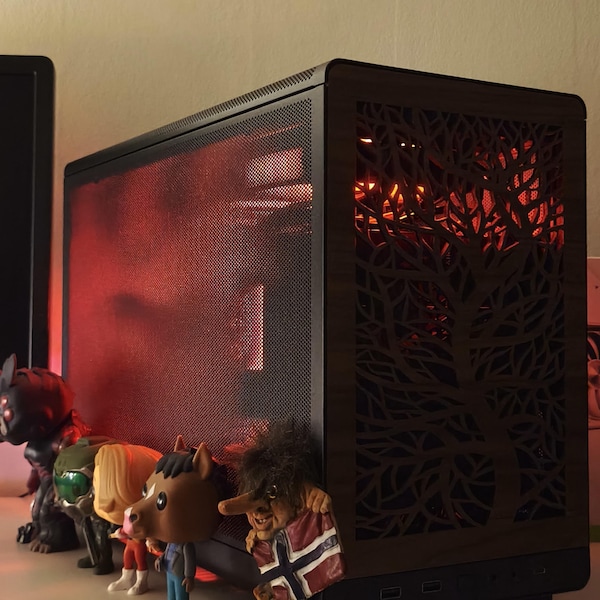 LIAN LI A3-matx Custom Front Panel Walnut - Etsy