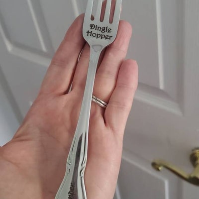 Dingle Hopper Fork Ariel Princess Little Mermaid Inspired Engraved Fork ...
