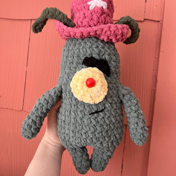 Pink Pony Plankton Crochet Pattern - PDF Pattern, Crochet, Digital ...