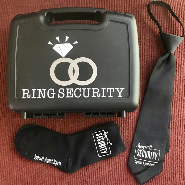 RING Security Briefcase Only - READY to SHIP - Ring Bearer Case ...