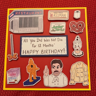 Seinfeld Birthday Card, Funny Seinfeld Card - Etsy