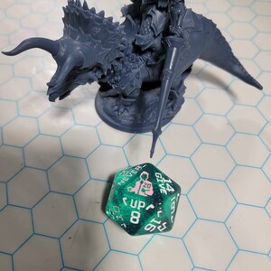 Rick Rolled 34mm D20 Original Designed Custom Dice DND DICE - Etsy