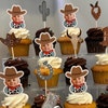 Cowboy Cupcake Toppers Western Birthday Party Decorations My First ...