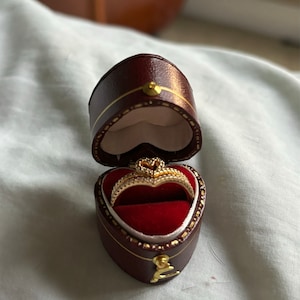 Luxury Antique Style Mini Ring Box, Victorian Style Jewelry Box ...