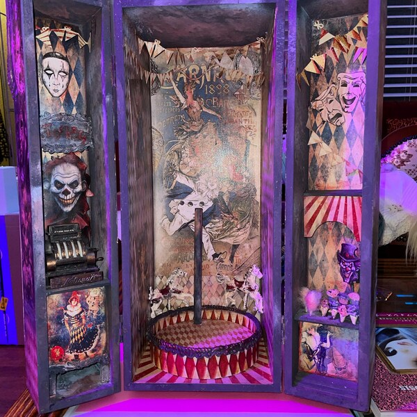 Vintage Tea Box, Tissue Box and Tray| Tea Box With 9 Compartments ...