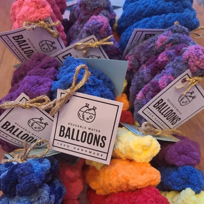 PRINTABLE Water Balloon Tags Downloadable PDF. DIY Print-at-home Labels ...