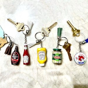 Mini FOOD Keychains - Etsy