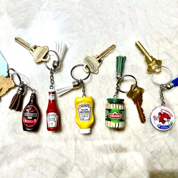 Mini FOOD Keychains! - Etsy