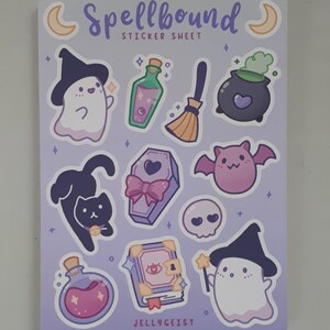 Spellbound Sticker Sheet Cute for Planners Bullet Journal Notebook or ...