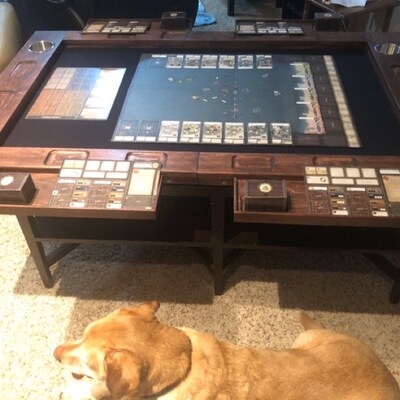 Board Game Table Topper With Added Shelves - Etsy